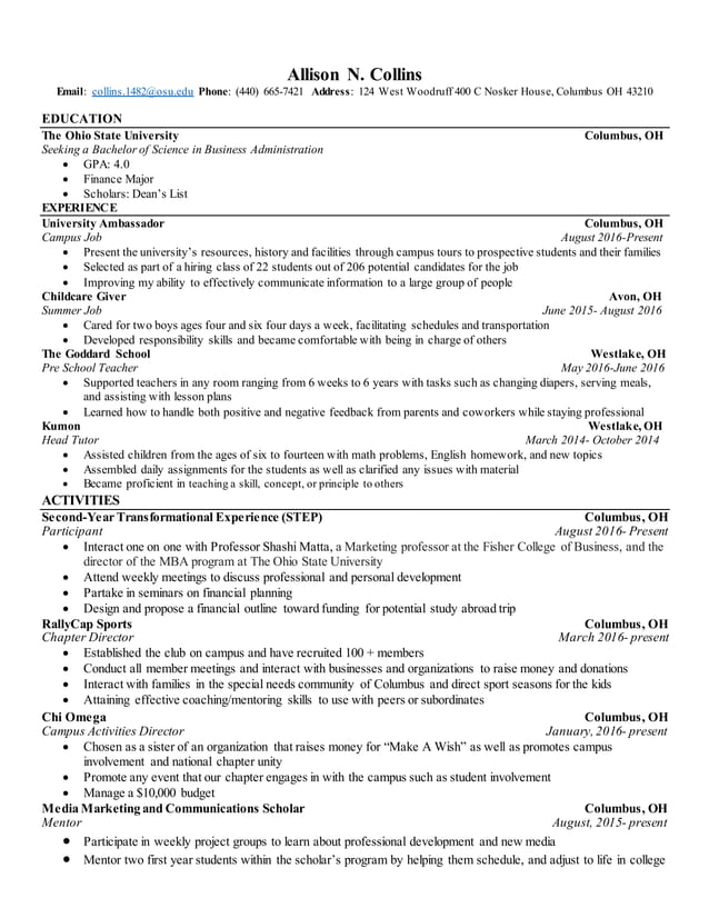 Current Resume | PDF