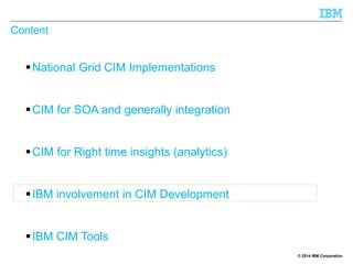 IBM Support for CIM and the Common Grid Model Exchange Standard | PDF