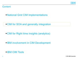 IBM Support for CIM and the Common Grid Model Exchange Standard | PDF