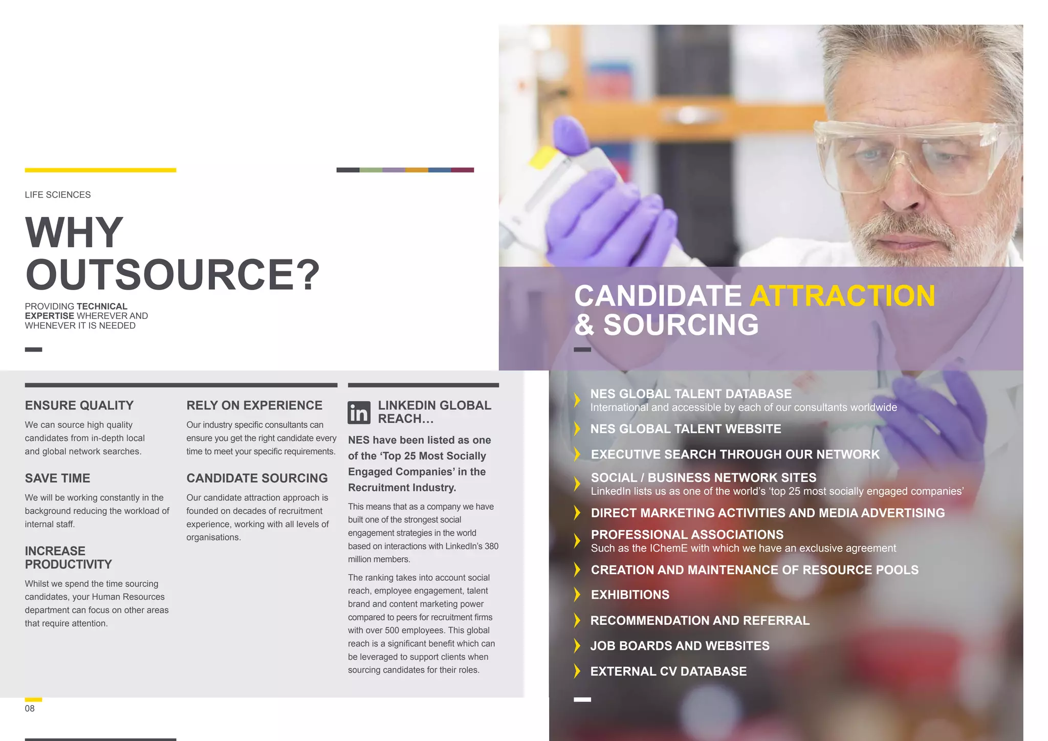 NES Global Talent - Life Sciences Brochure | PDF