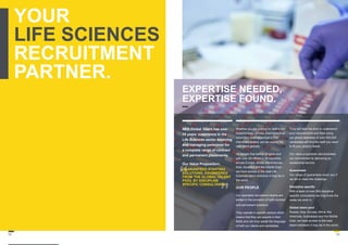 NES Global Talent - Life Sciences Brochure | PDF