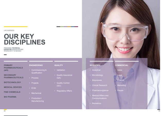 NES Global Talent - Life Sciences Brochure | PDF