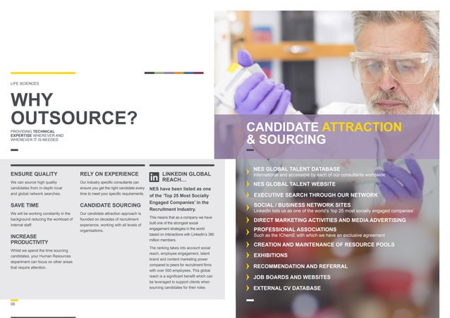 NES Global Talent - Life Sciences Brochure | PDF