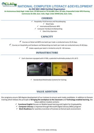 NCL&D Proposal Details | PDF