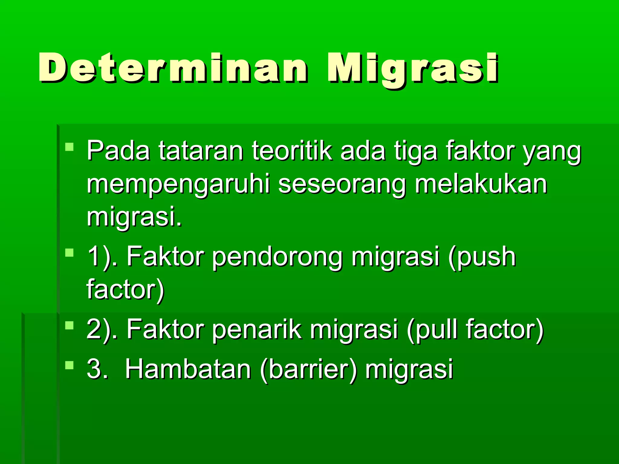Migrasi Penduduk | PPT