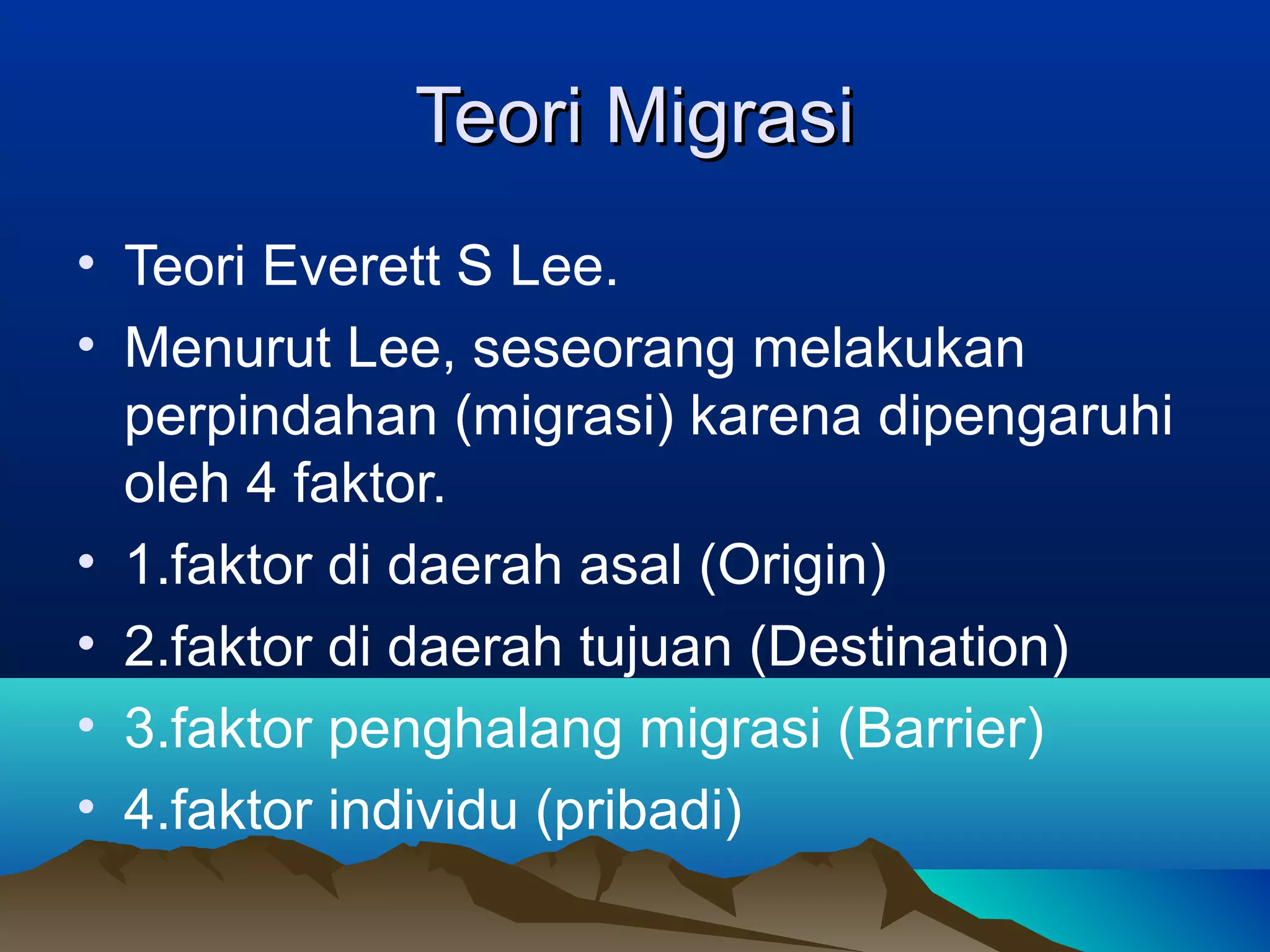 Migrasi Penduduk | PPT