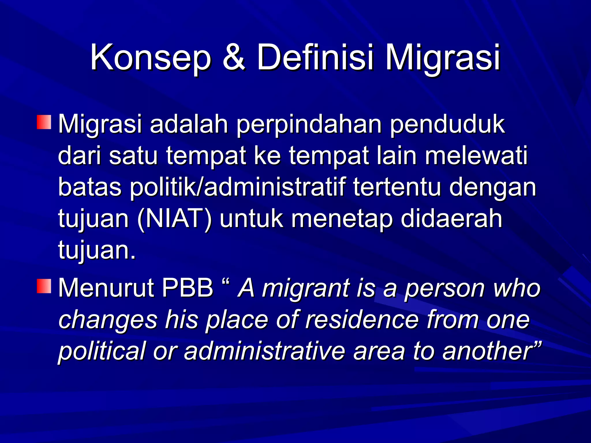 Migrasi Penduduk | PPT