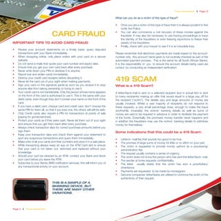 Fraud Awareness_brochure_Final | PDF | Internet Safety | Parenting
