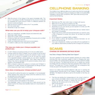 Fraud Awareness_brochure_Final | PDF | Internet Safety | Parenting