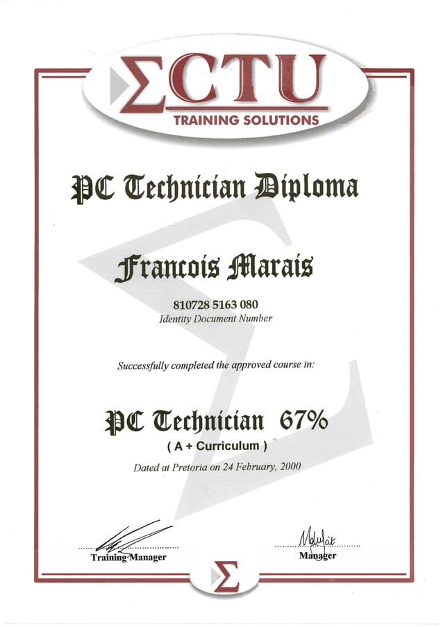 CTU - PC Technician | PDF