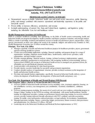 M _Christman_Schilkie_Resume 6.30.16