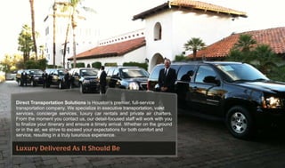 Direct Transportation Solutions Digital Brochure | PPT