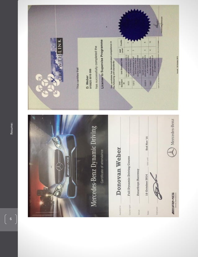 D Weber Resume | PDF