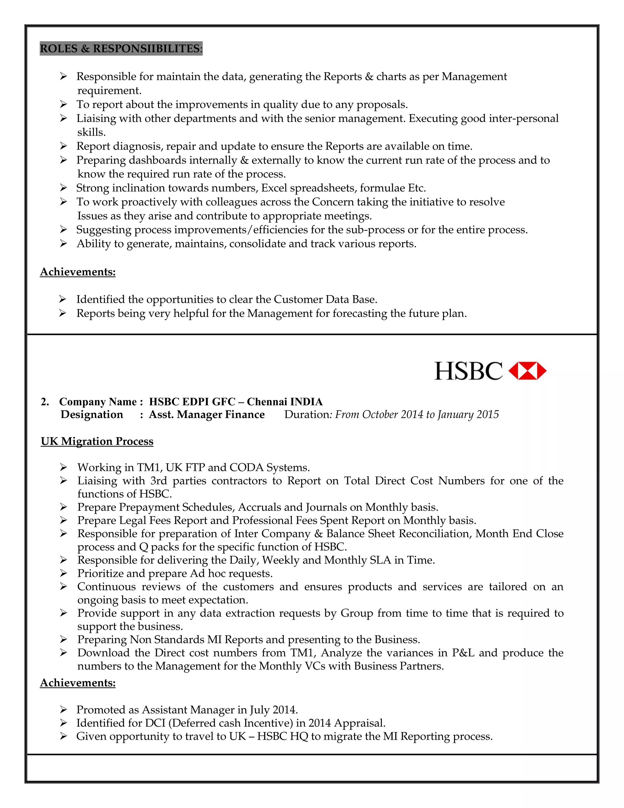 CV - Umadevi S | PDF