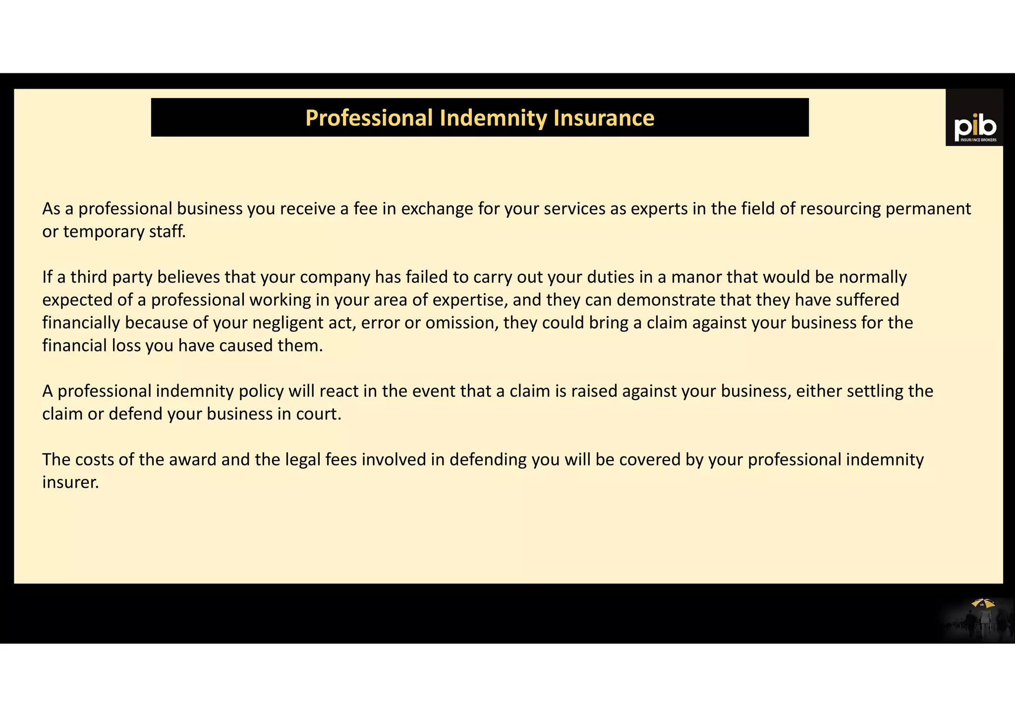 Professional Indemnity | PDF