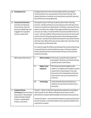 ale and ail words | DOCX