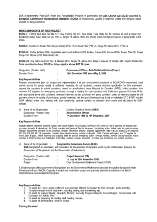 CV-for Safe the children | PDF