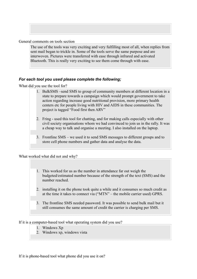 MobileAdvocacyToolkit final report | PDF