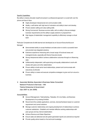 Resume_KPI_VM | DOC | Sales | Business