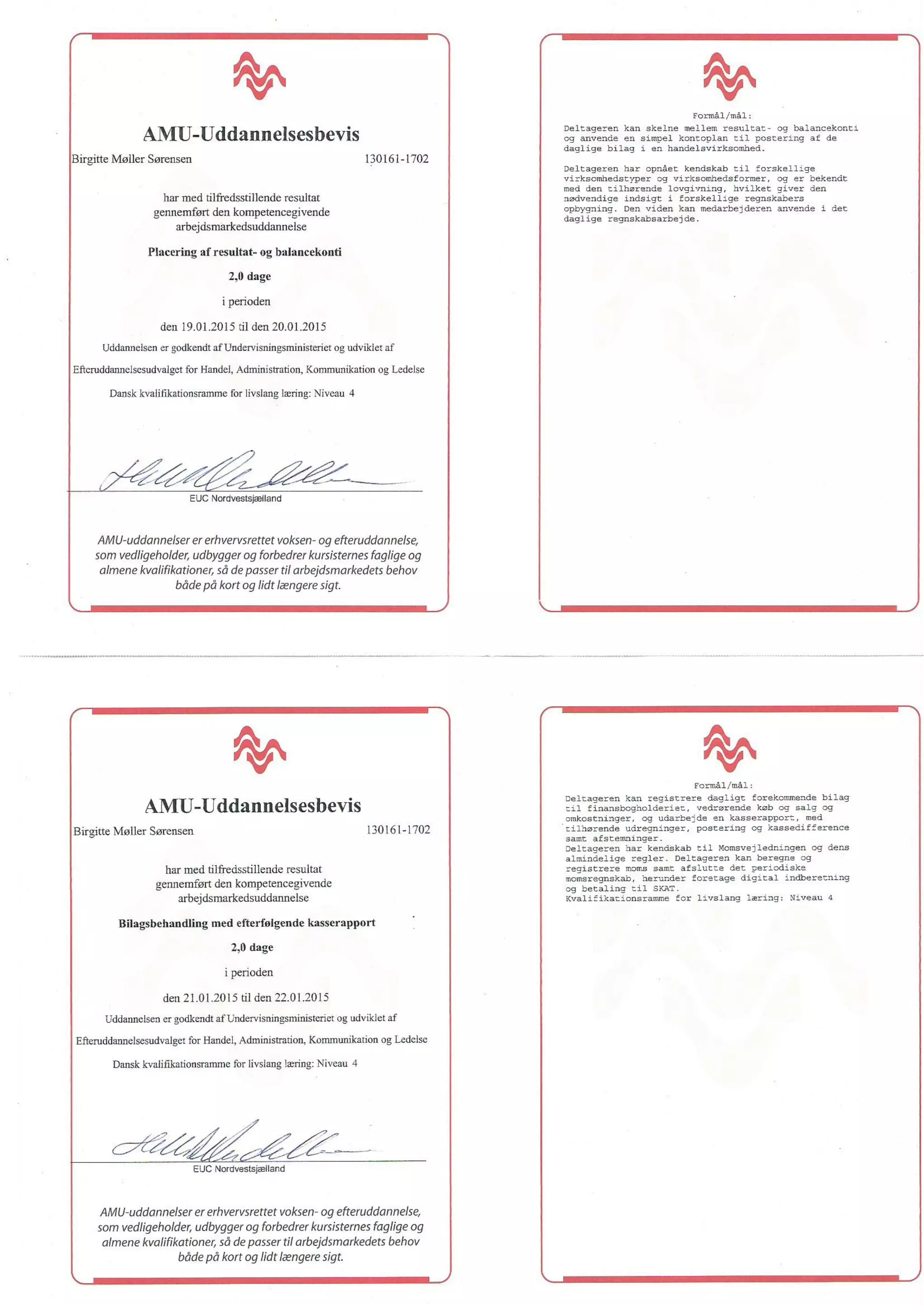 AMU uddannelsesbevis 2015 | PDF