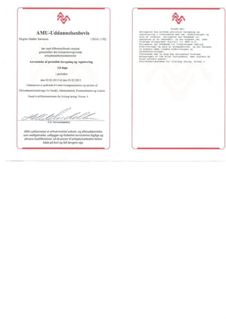 AMU uddannelsesbevis 2015 | PDF
