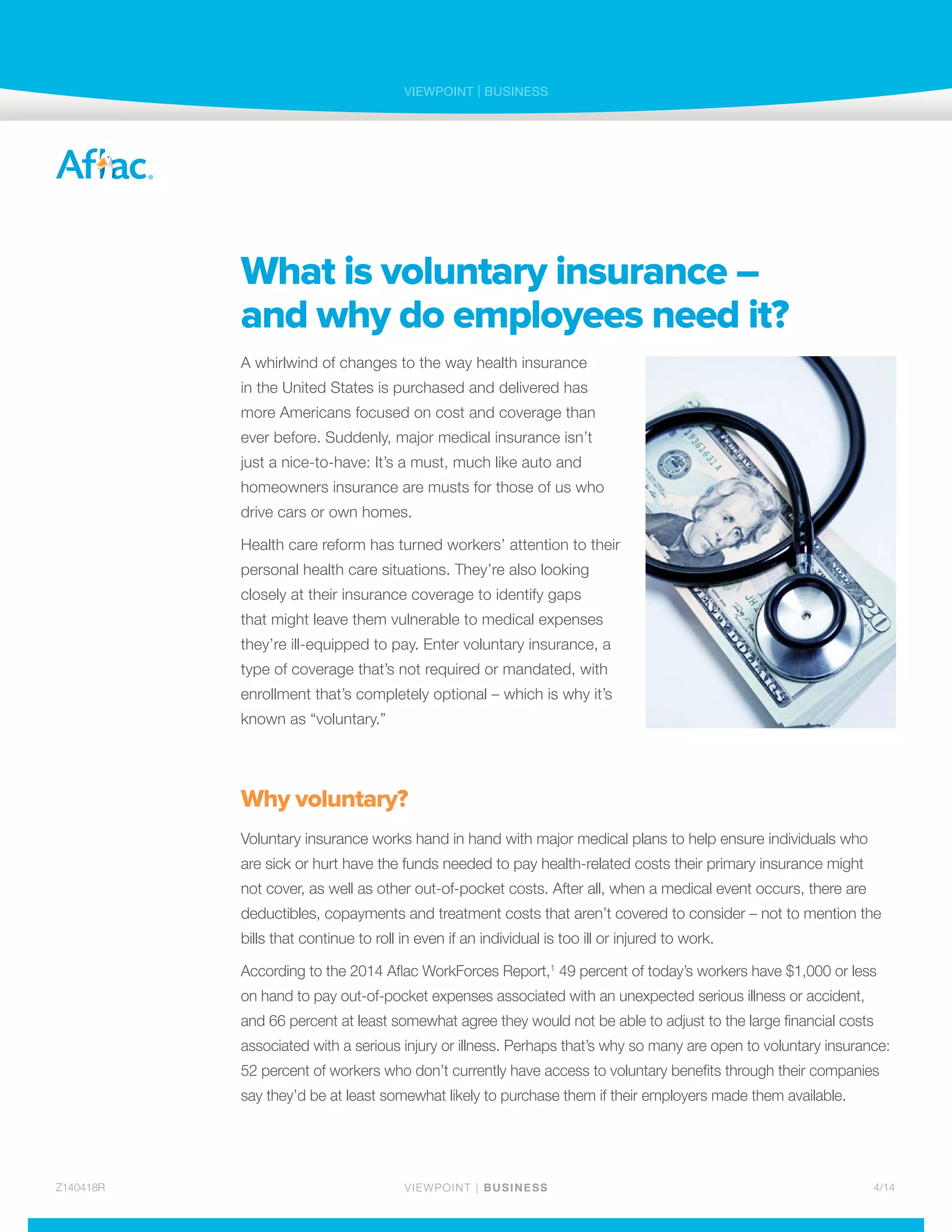 #2 What is voluntary insurance why do employees need it | PDF
