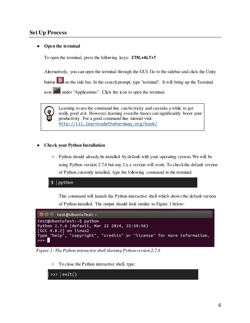 Software Instructions