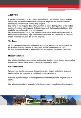 Expressions Architects PROFILE 2015 online | PDF