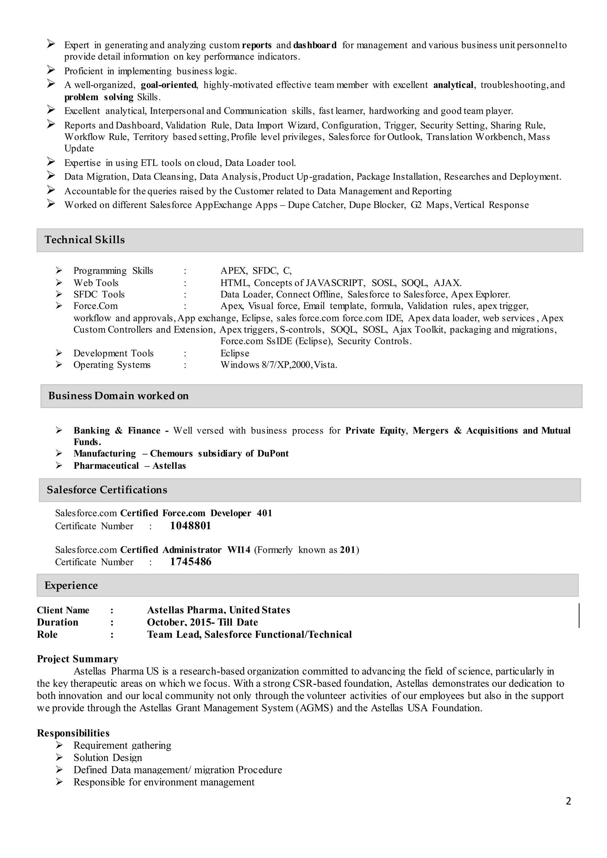 CV_Vimal Srivastava | DOCX | Computer Software and Applications | Computing