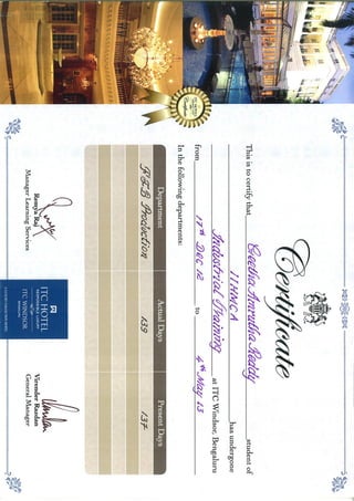 ITC Industrial Training Certificate | PDF