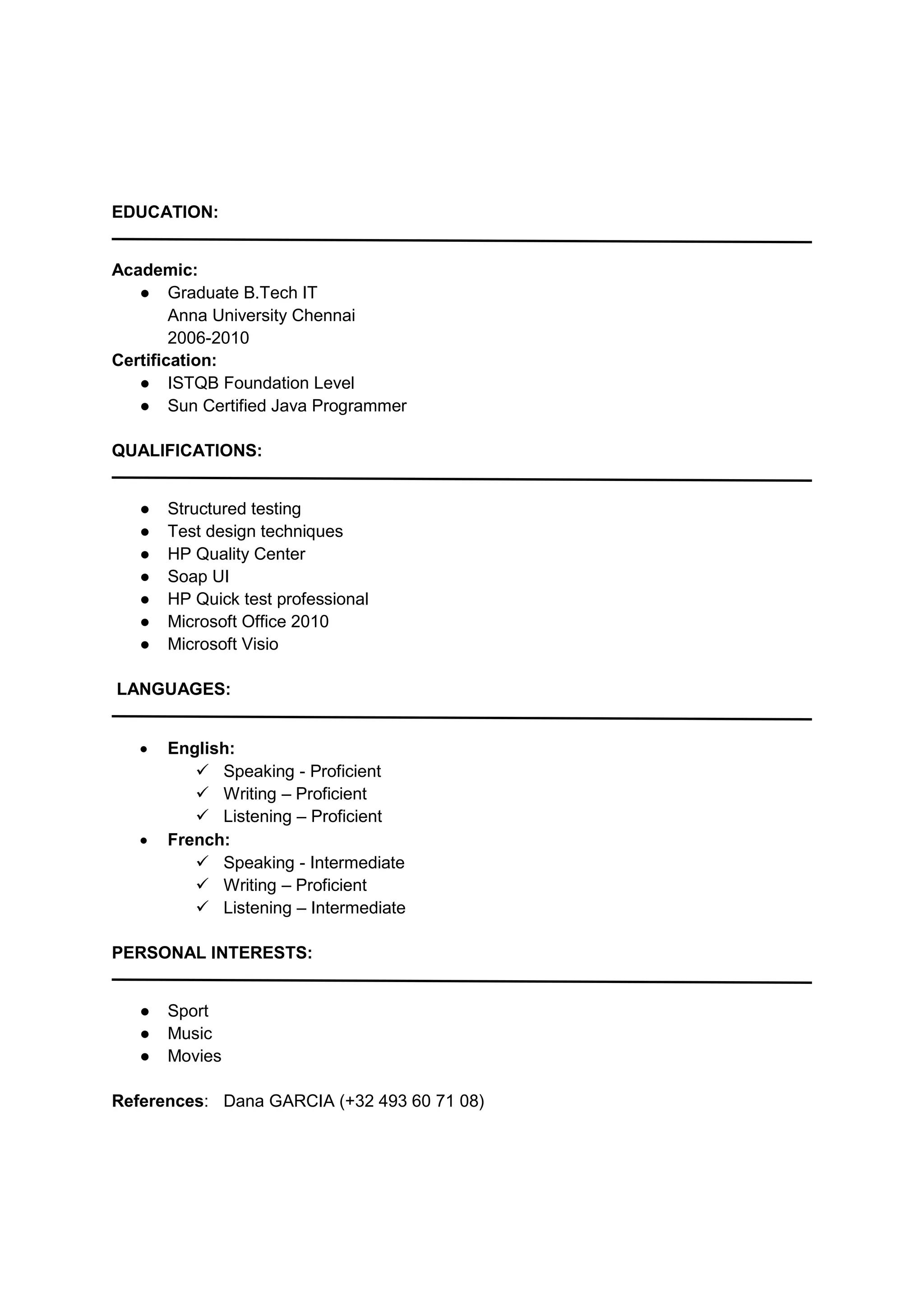 Resume - HariGanesan | PDF
