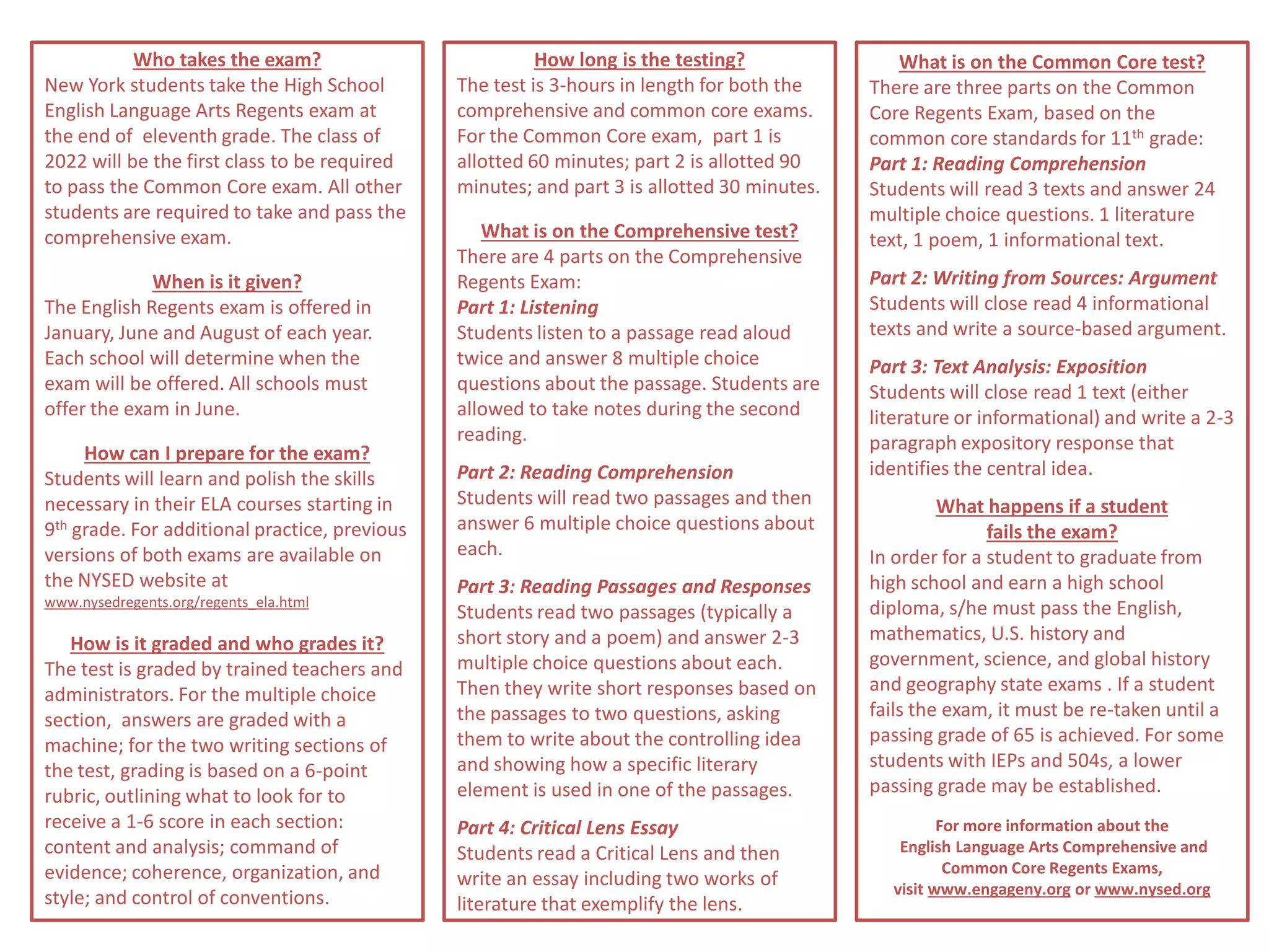 grade 11 standardized test brochure | PDF
