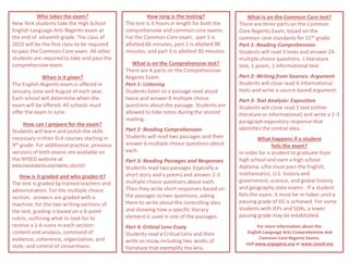 grade 11 standardized test brochure | PDF | Standardized Testing ...