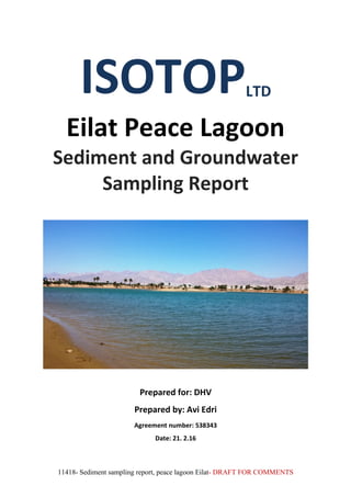 sediment and ground water sampling | PDF