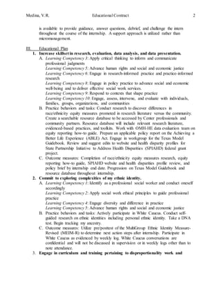 Educational Contract | PDF