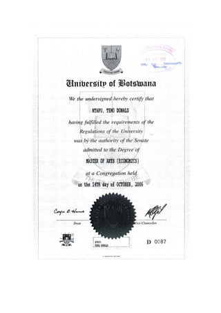 MA CERTIFICATE | PDF