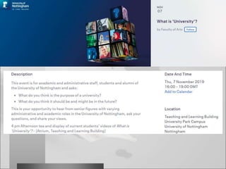 What Is "University"? | PPT