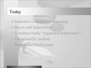 Induction, Deduction, Reduction | PPT