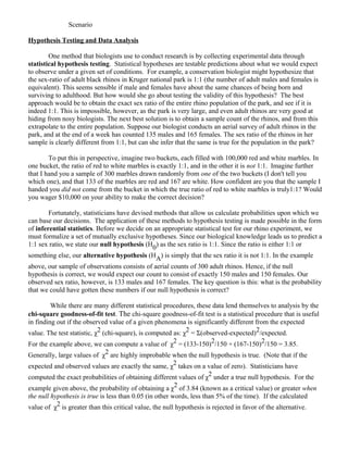 Scenario Hypothesis Testing | PDF
