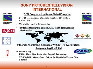 Sony Int'l_Channels_overview sales pres | PPT