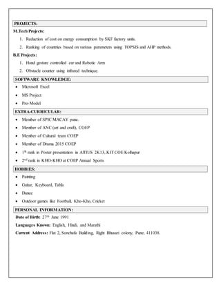 prashant resume | PDF