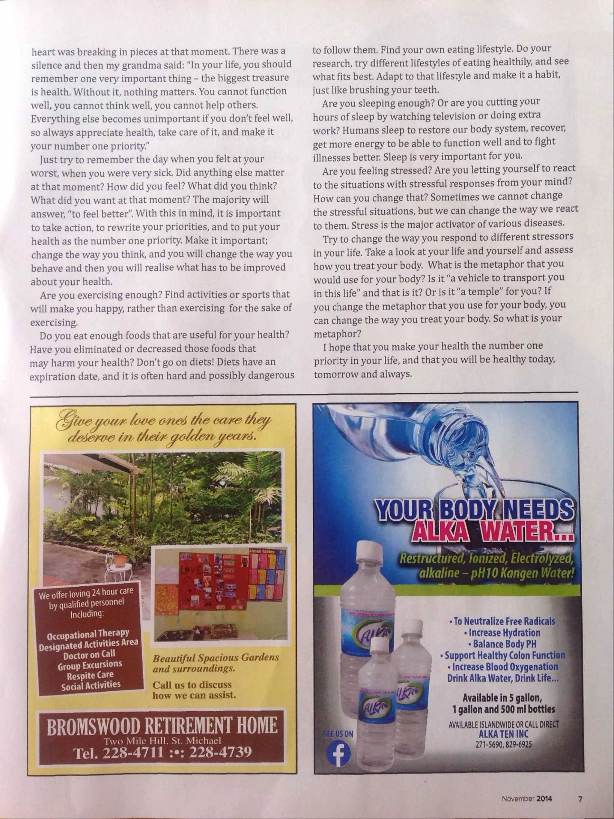 Health Number One Priority | PDF