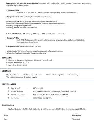 6 yrs Exp. as Business Analyst | PDF