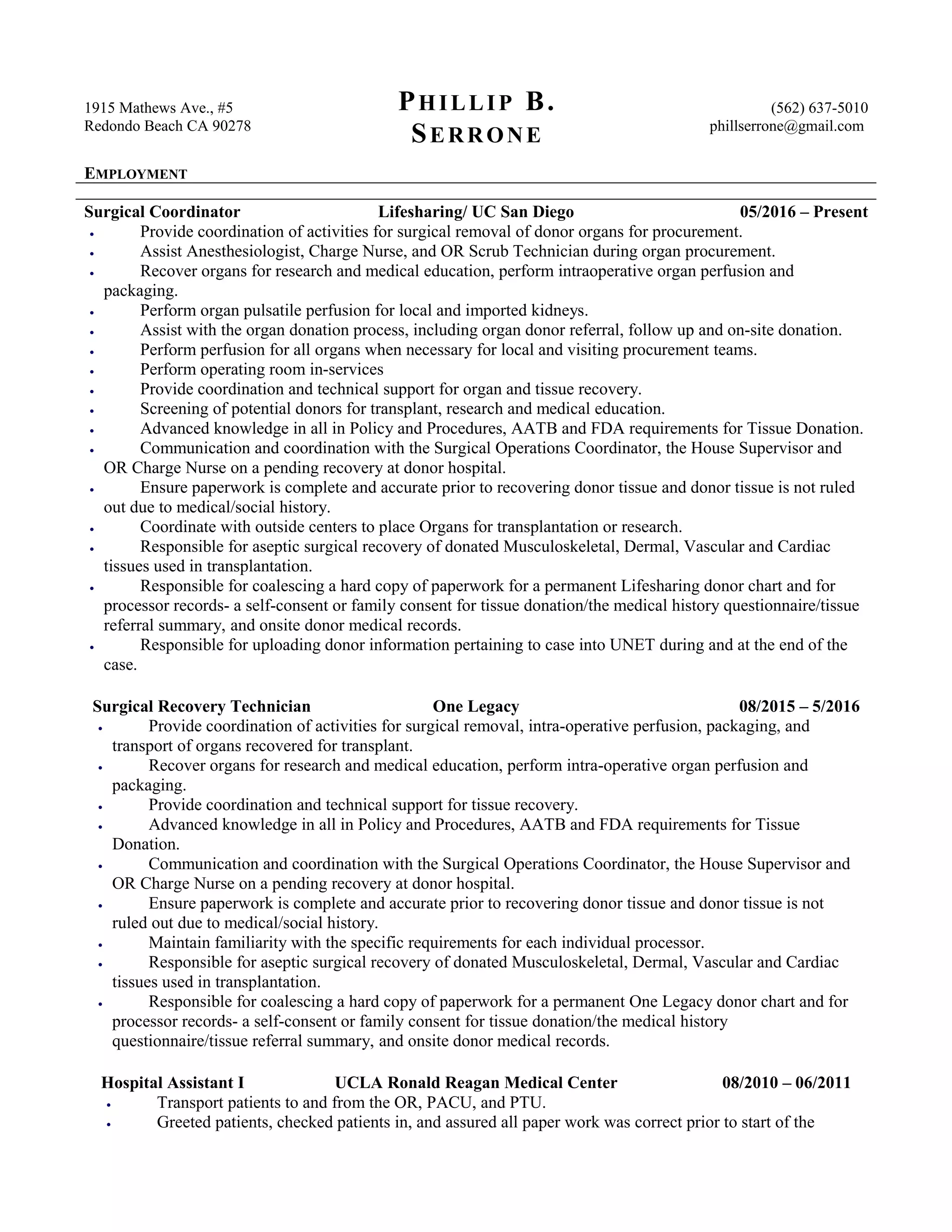 PSerrone Resume | DOC