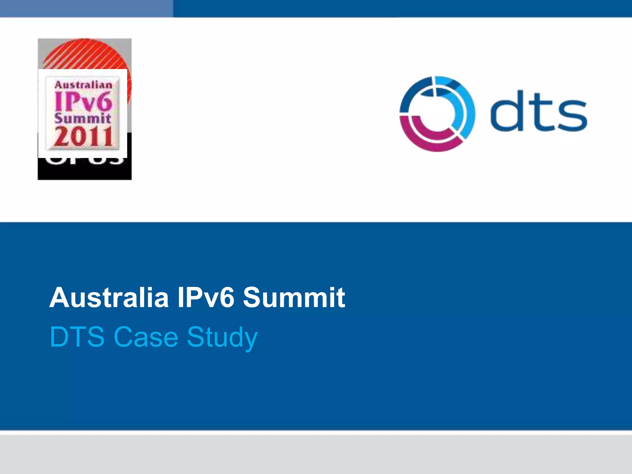 IPv6 Summit Powerpoint | PPTX