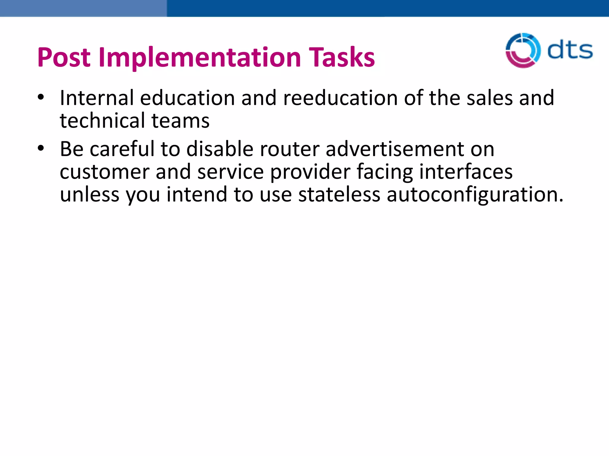IPv6 Summit Powerpoint | PPTX