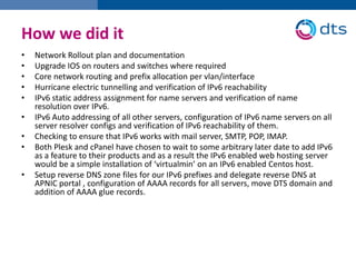 IPv6 Summit Powerpoint | PPTX
