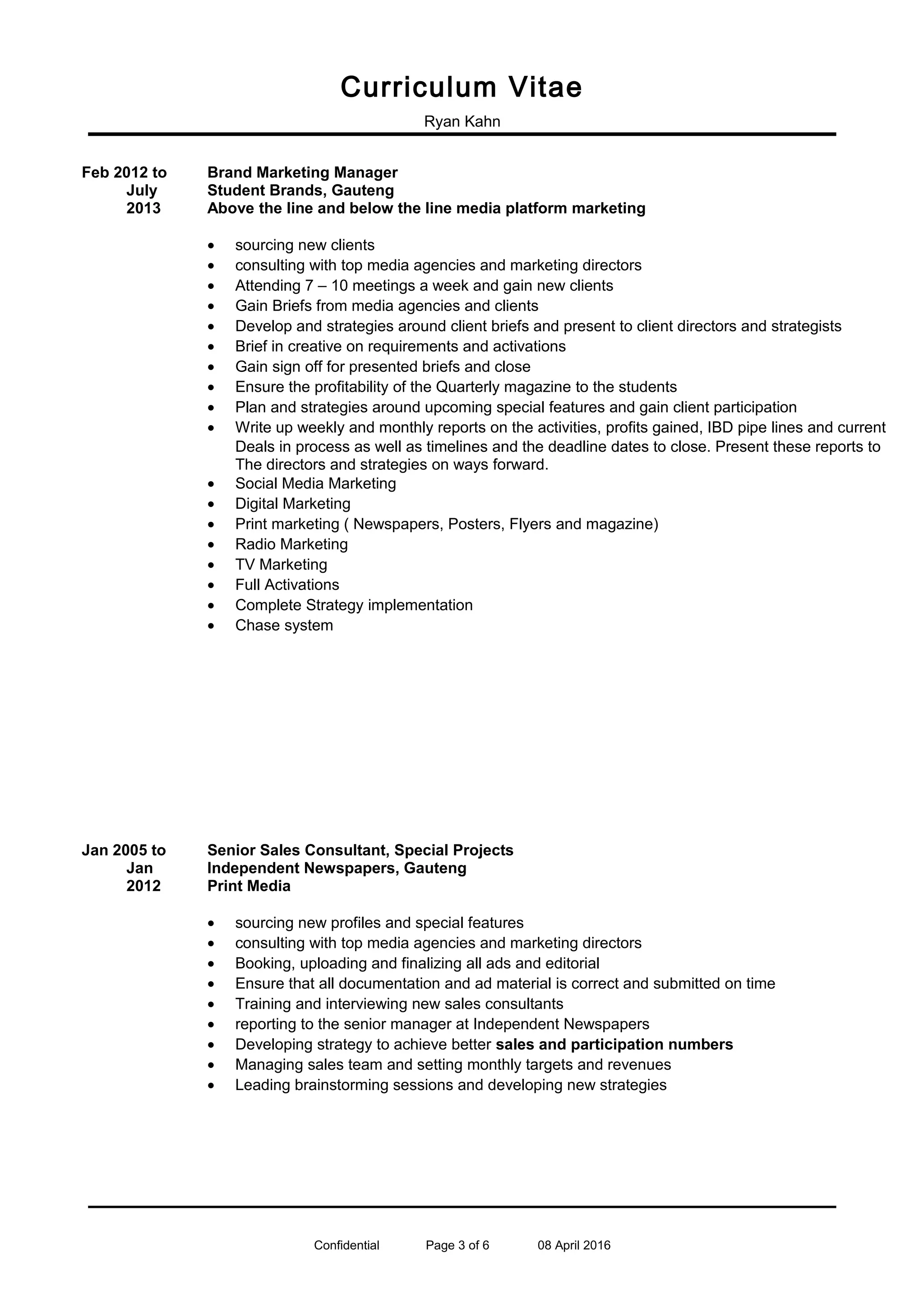 Ryan_Kahn_CV_2015 | PDF