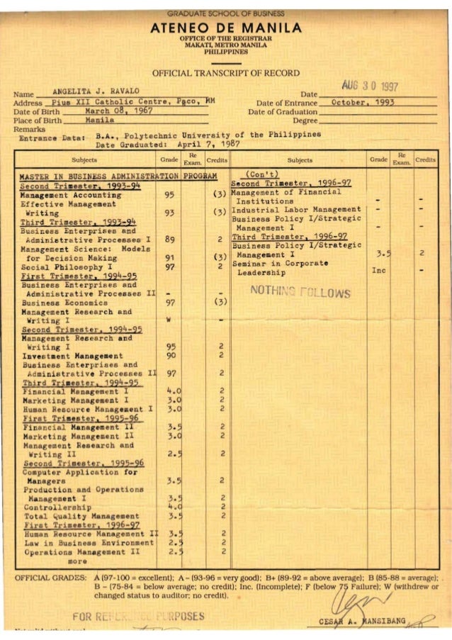 Ateneo_Transcript Oct 1993 to Aug 1997