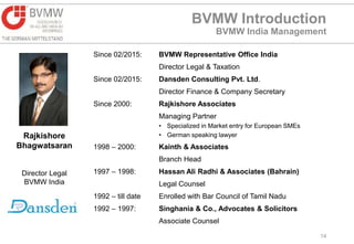 BVMW India Presentation | PPT